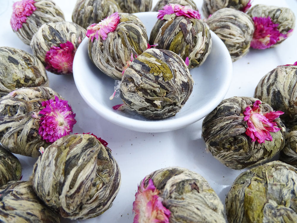 Rose Red Infused Blooming Flower Tea | Tea Life | Herbal Teas